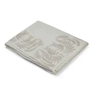 MAJKA Forrest Ferns Tablecloths - Seashell Gray - 62" X 108"